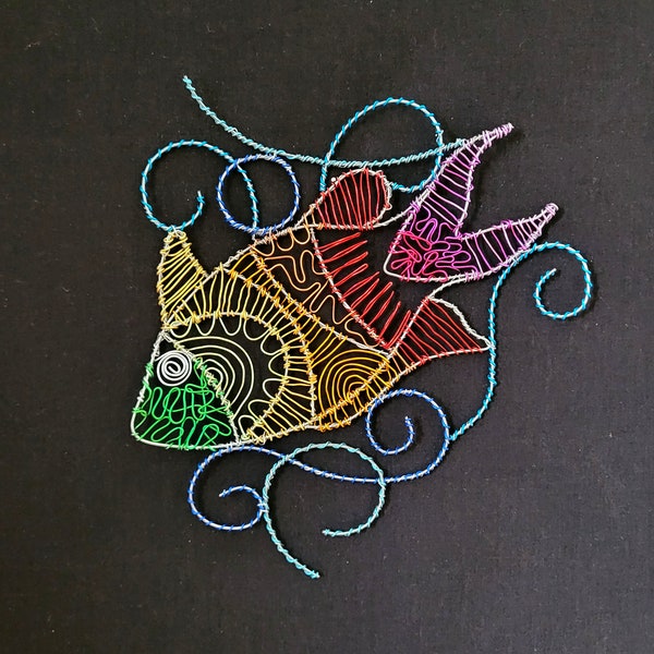 Wire Fish Sculpture - Etsy
