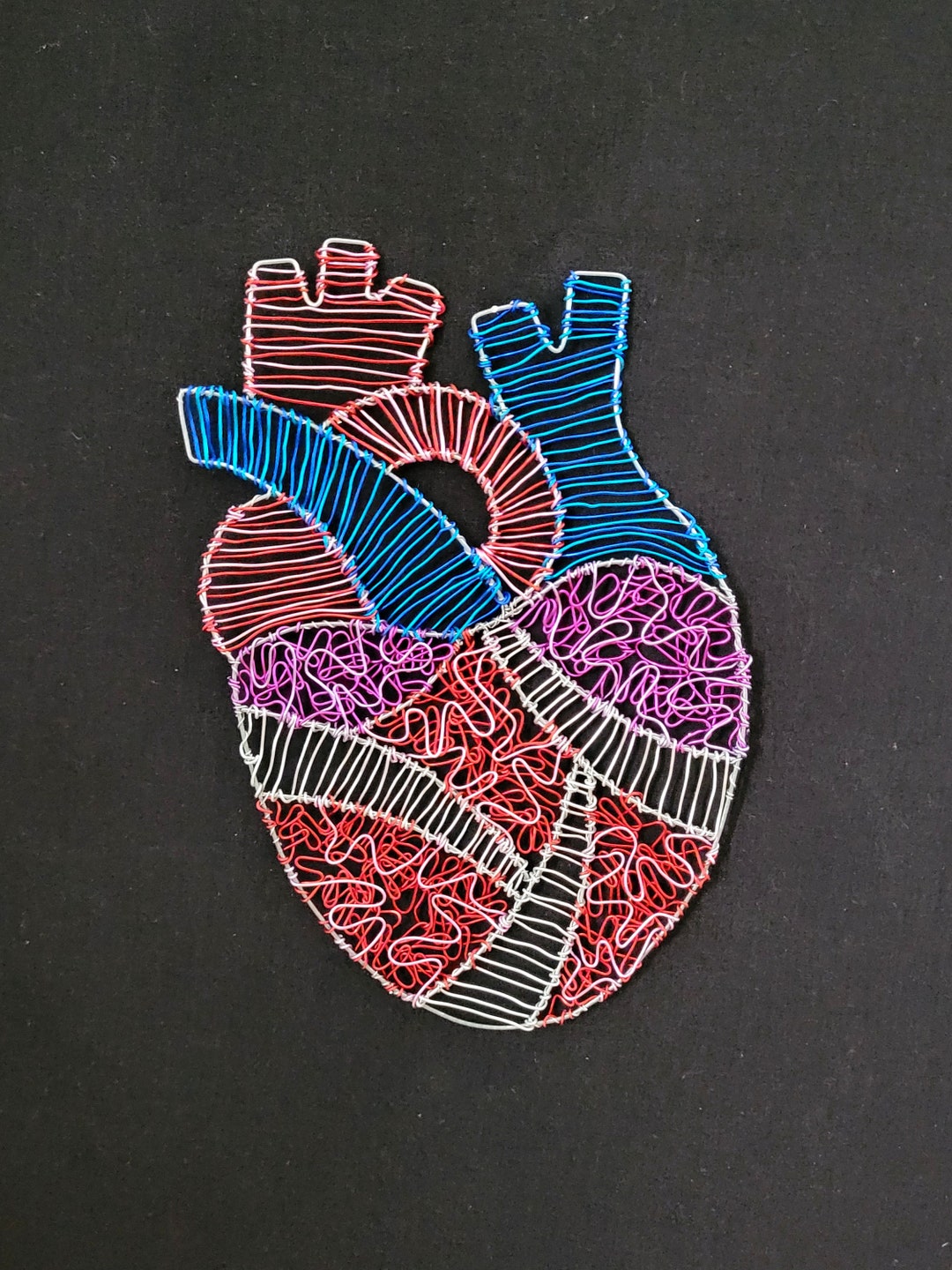 Anatomical Heart Art, Anatomy Home Decor, Doctor Office Wall Art ...