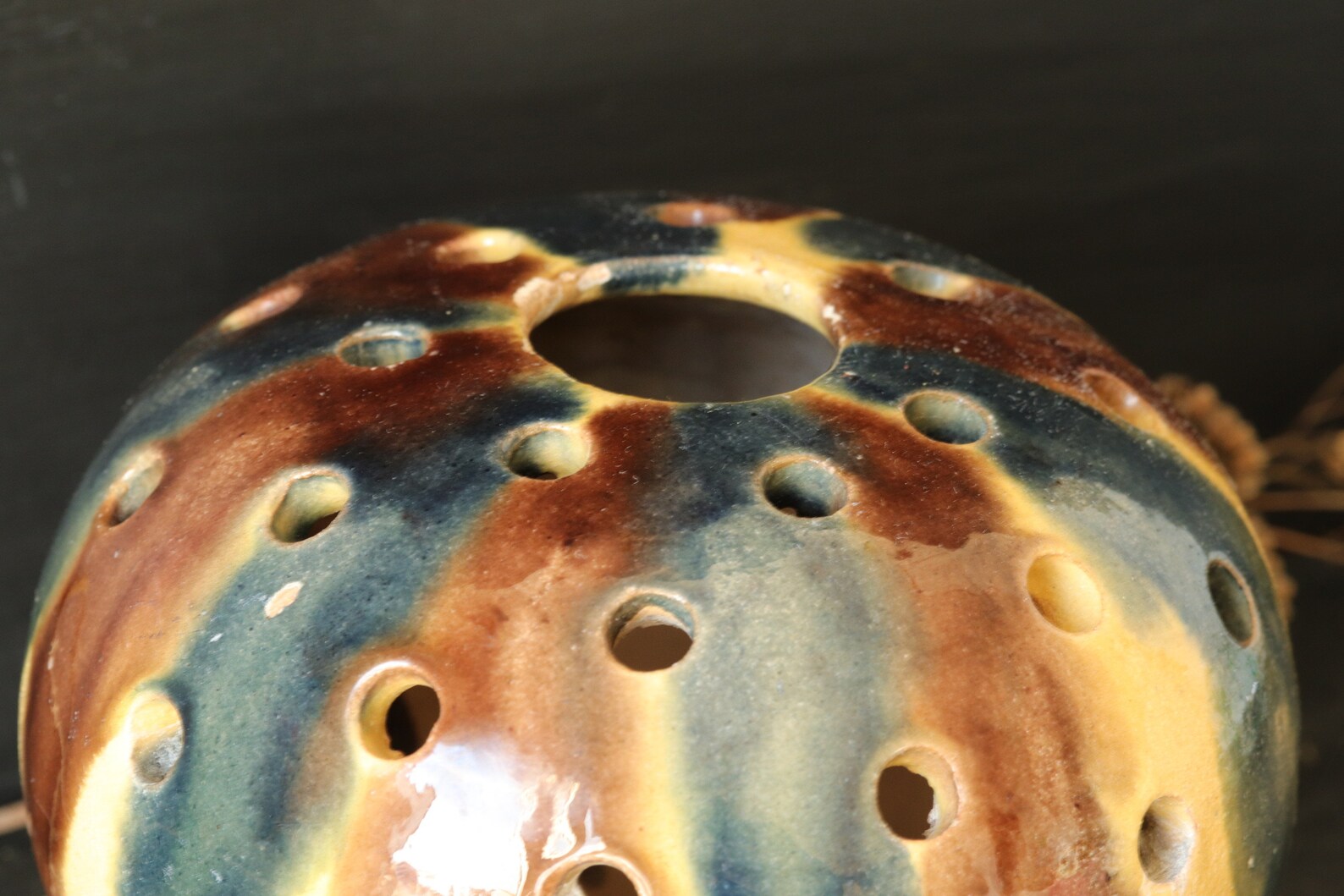 Antique French Spherical Flower Frog 1930s Castelnaudary | Etsy