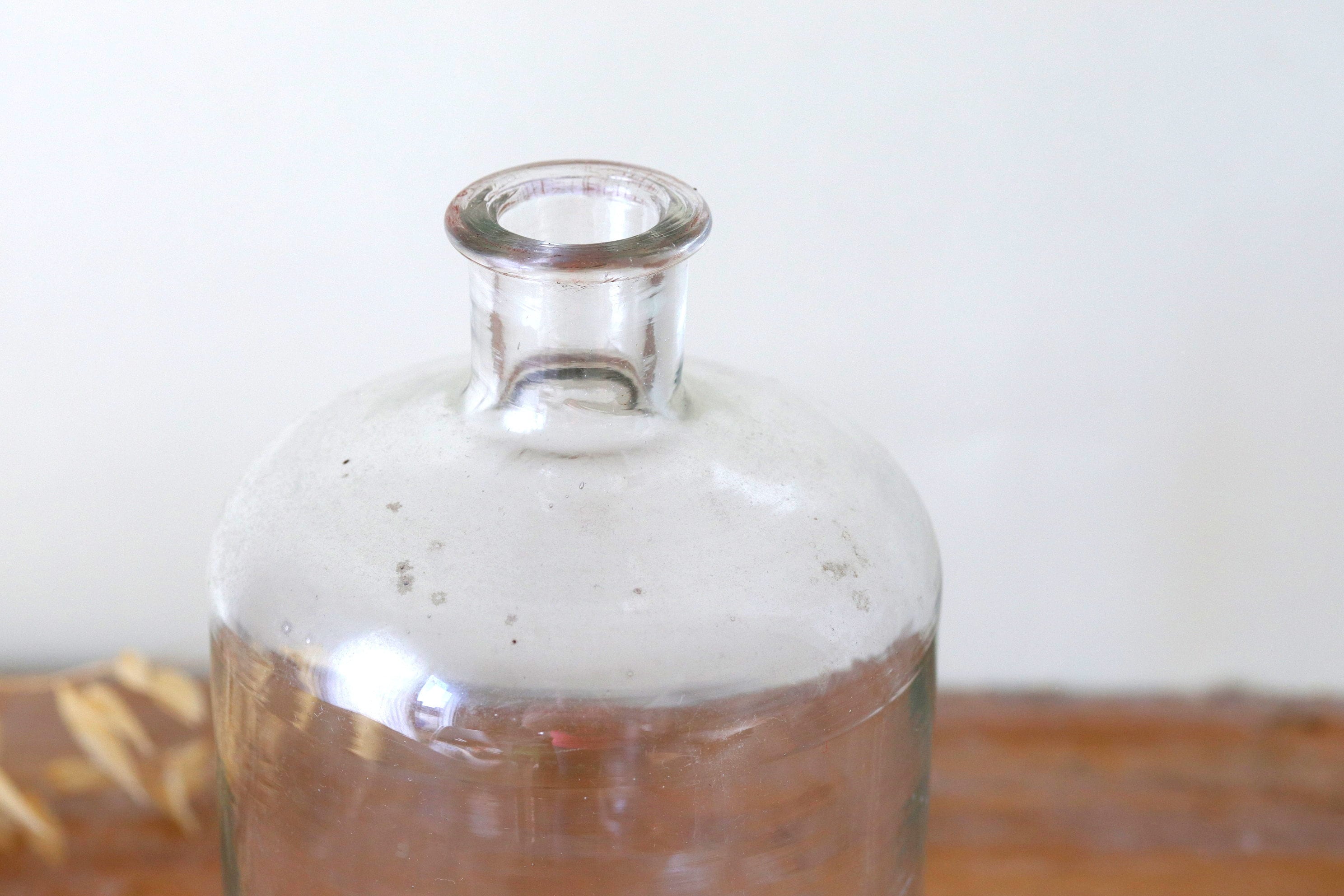 French Vintage Laboratory Bottle 1930s Blown Glass Chemistry | Etsy