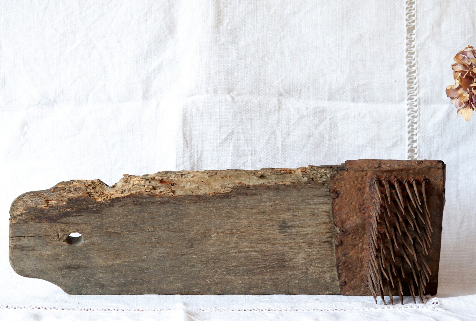 Rare Primitive Flax Hackle French Antique Wool Comb 1900s - Etsy