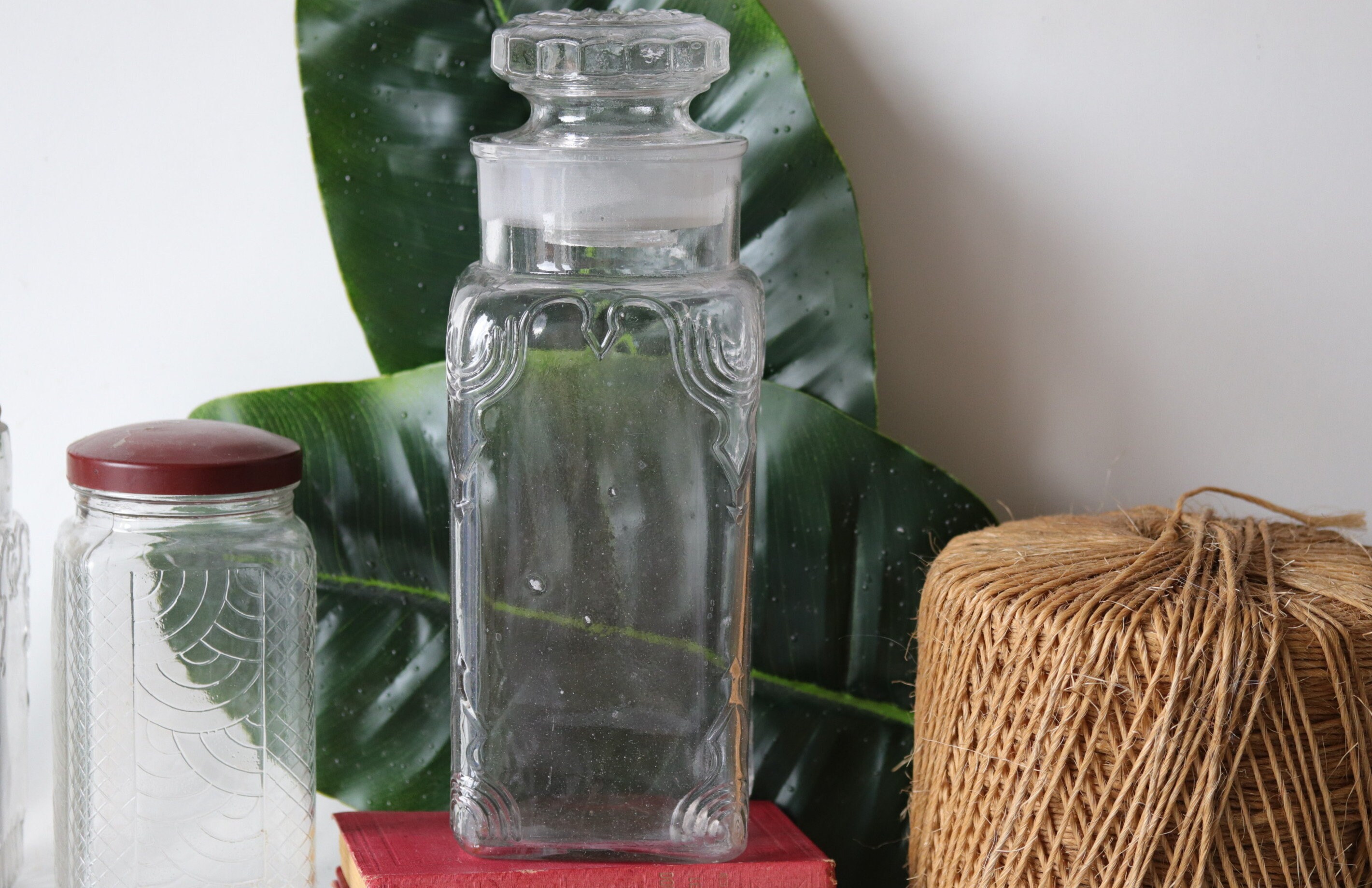 Jars & Containers Kitchen & Dining Old Grocery Store Decor French ...