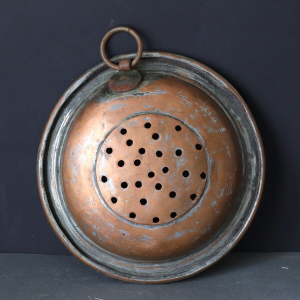 Copper Colander - Etsy