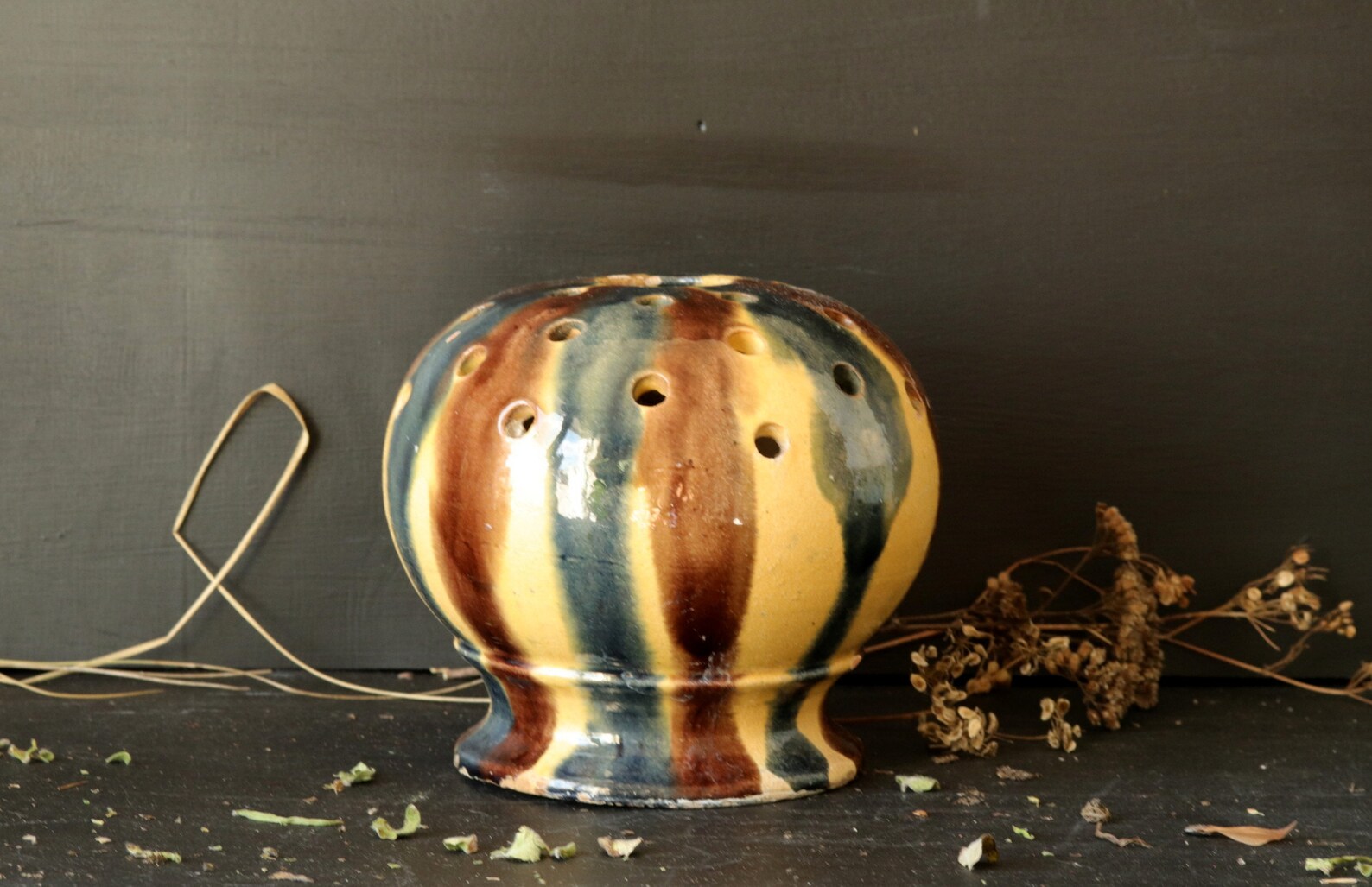 Antique French Spherical Flower Frog 1930s Castelnaudary | Etsy