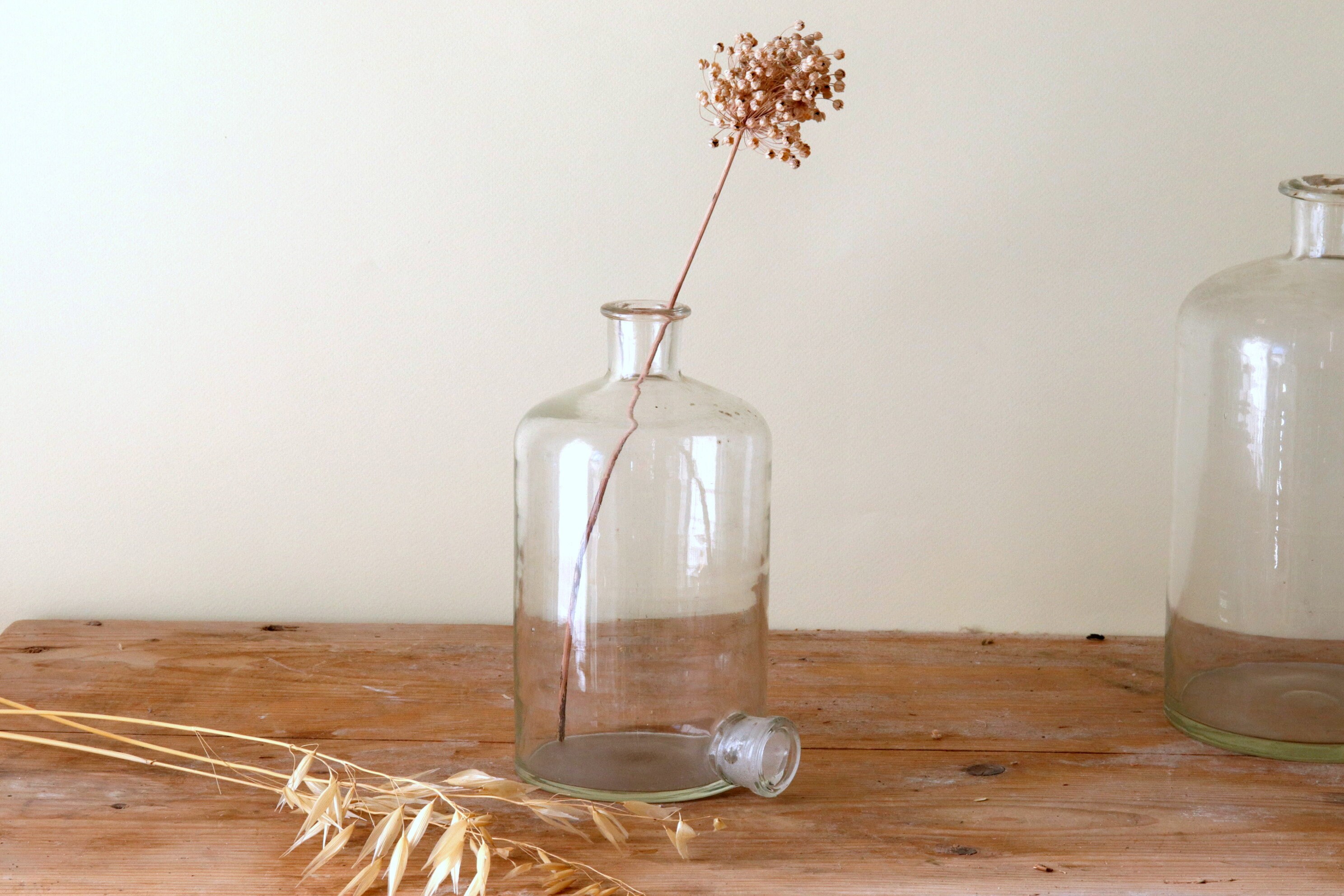 French Vintage Laboratory Bottle 1930s Blown Glass Chemistry | Etsy