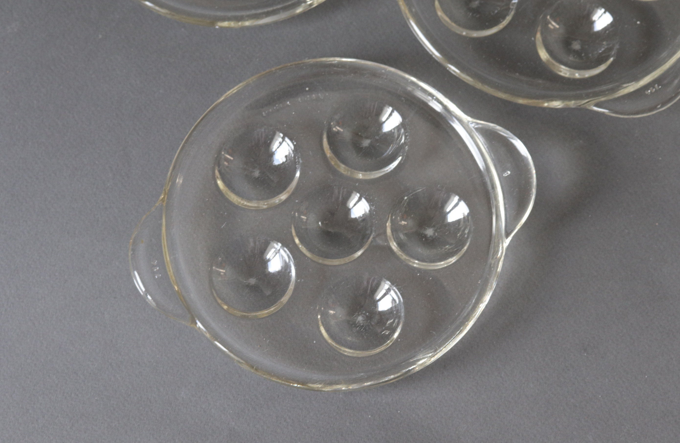 French Vintage Snail Pyrex Glass Round Plates 5 Temperd Glass - Etsy UK