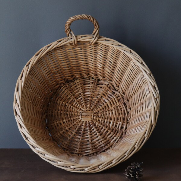 Wicker Basket - Etsy