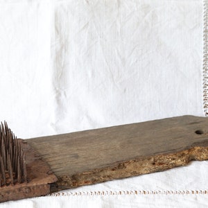 Rare Primitive Flax Hackle French Antique Wool Comb 1900s - Etsy