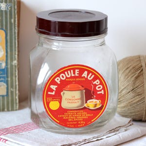 RARE French Antique MAGGI Glass Jar With Bakelite Lid, 1930s Original ...