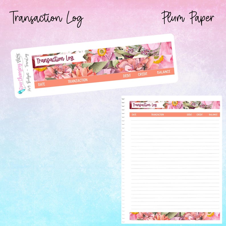 Annabelle Budget Plum Paper Kit - Budgeting Sticker Kit - Dave Ramsey ...