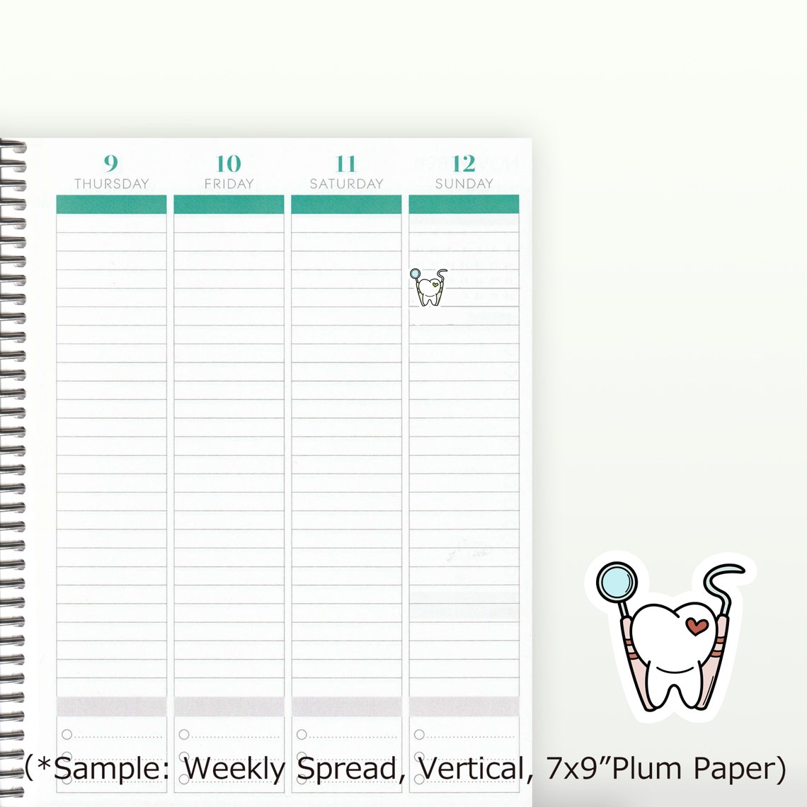 Dentist Icon Planner Stickers for Plum Paper Planner - Dental Sticker ...