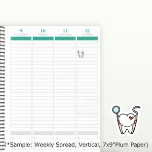 Dentist Icon Planner Stickers for Plum Paper Planner - Dental Sticker ...