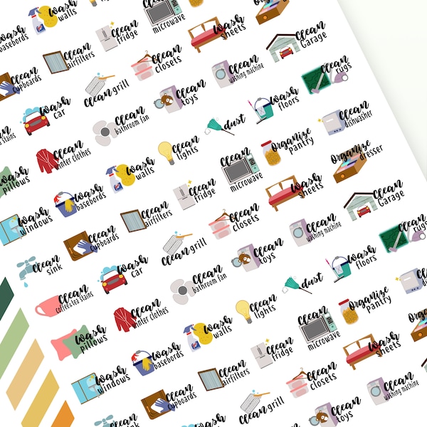 Plum Paper Stickers Template - Etsy