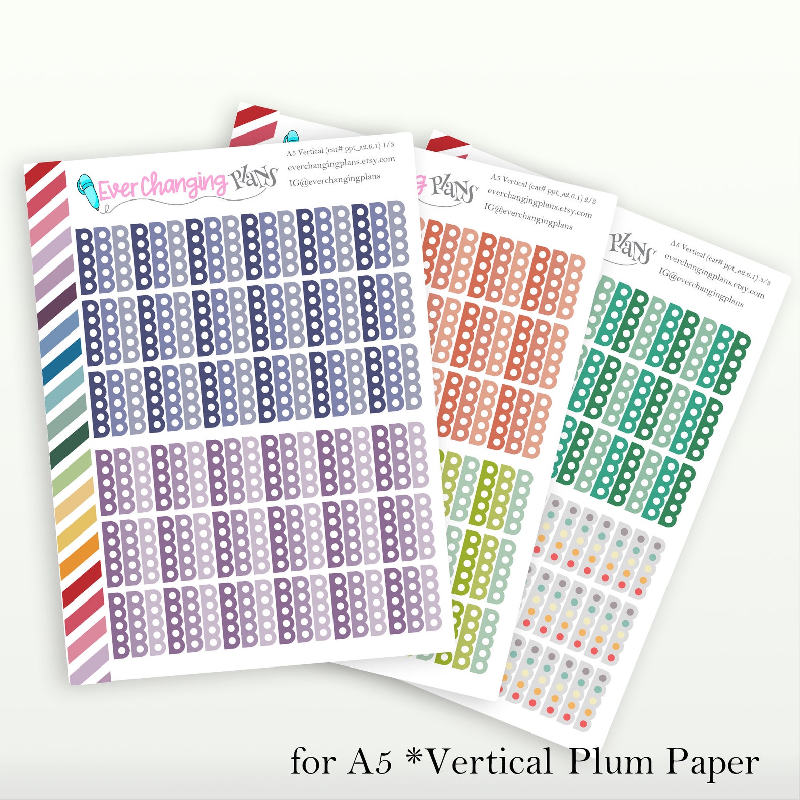 Checklist Planner Stickers for Plum Paper Planner Checklist | Etsy