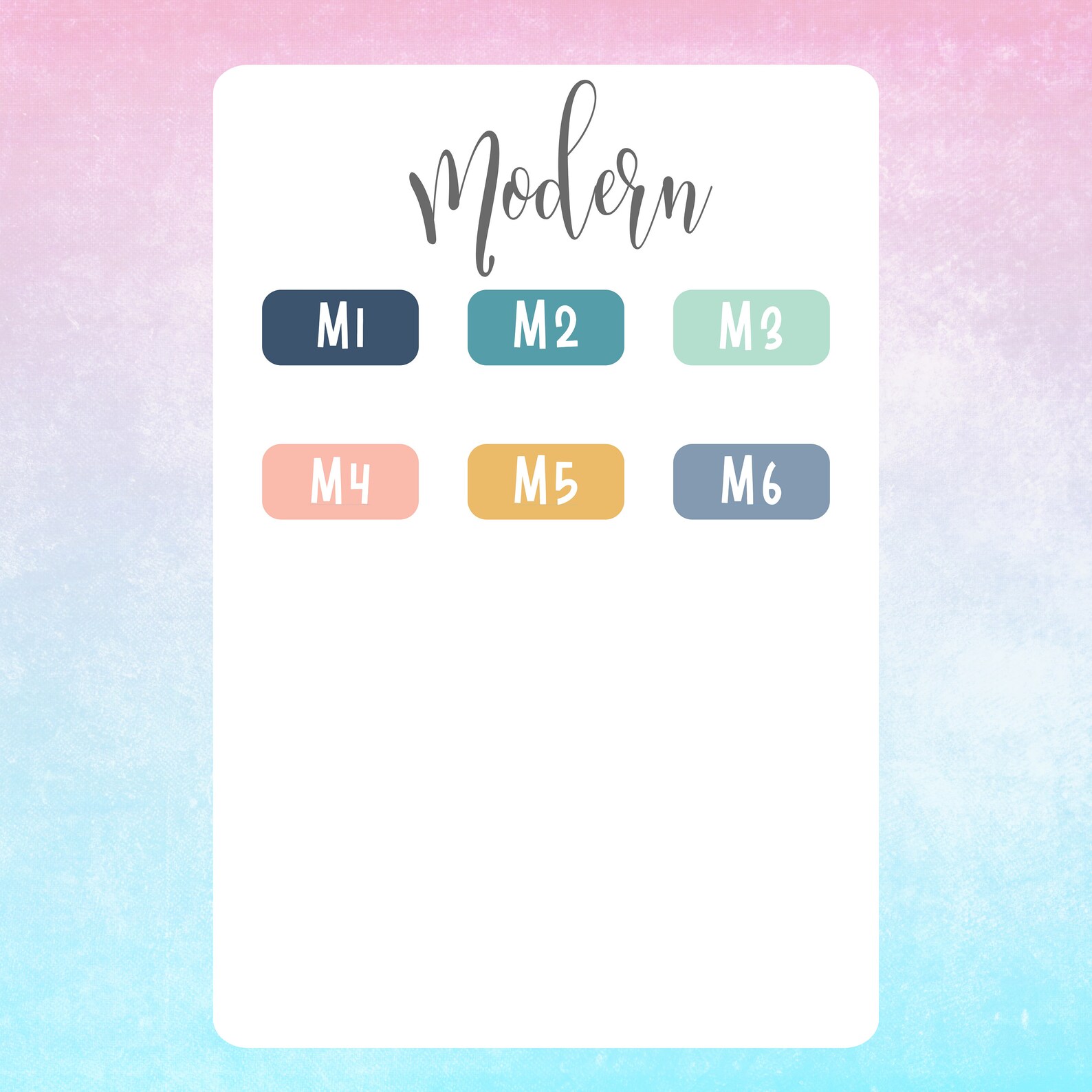 Custom Headers Plum Paper Vertical Layout Stickers - Modern Plum ...