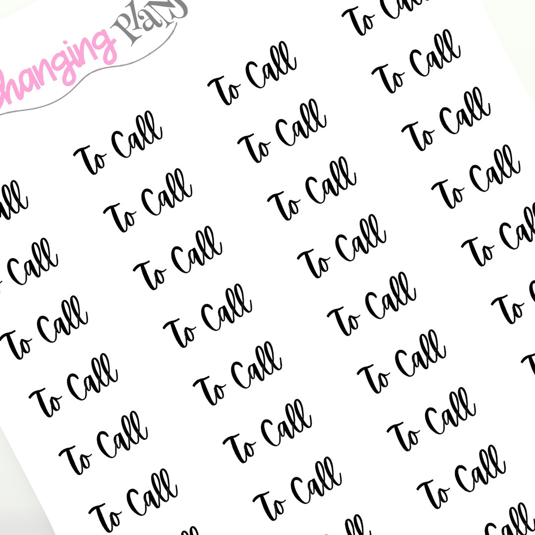 To Call Word Text Script Stickers Typography Stickers Etsy to-call-word-text-script-stickers-typography-stickers-etsy