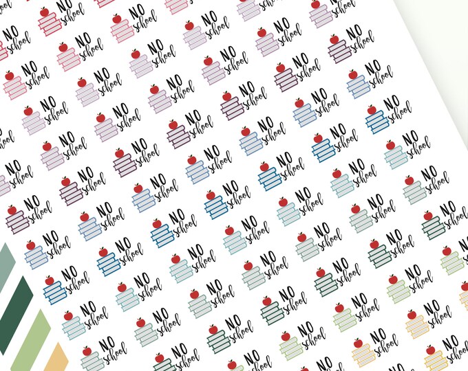 No School Planner Stickers for Plum Paper Planner School - Etsy