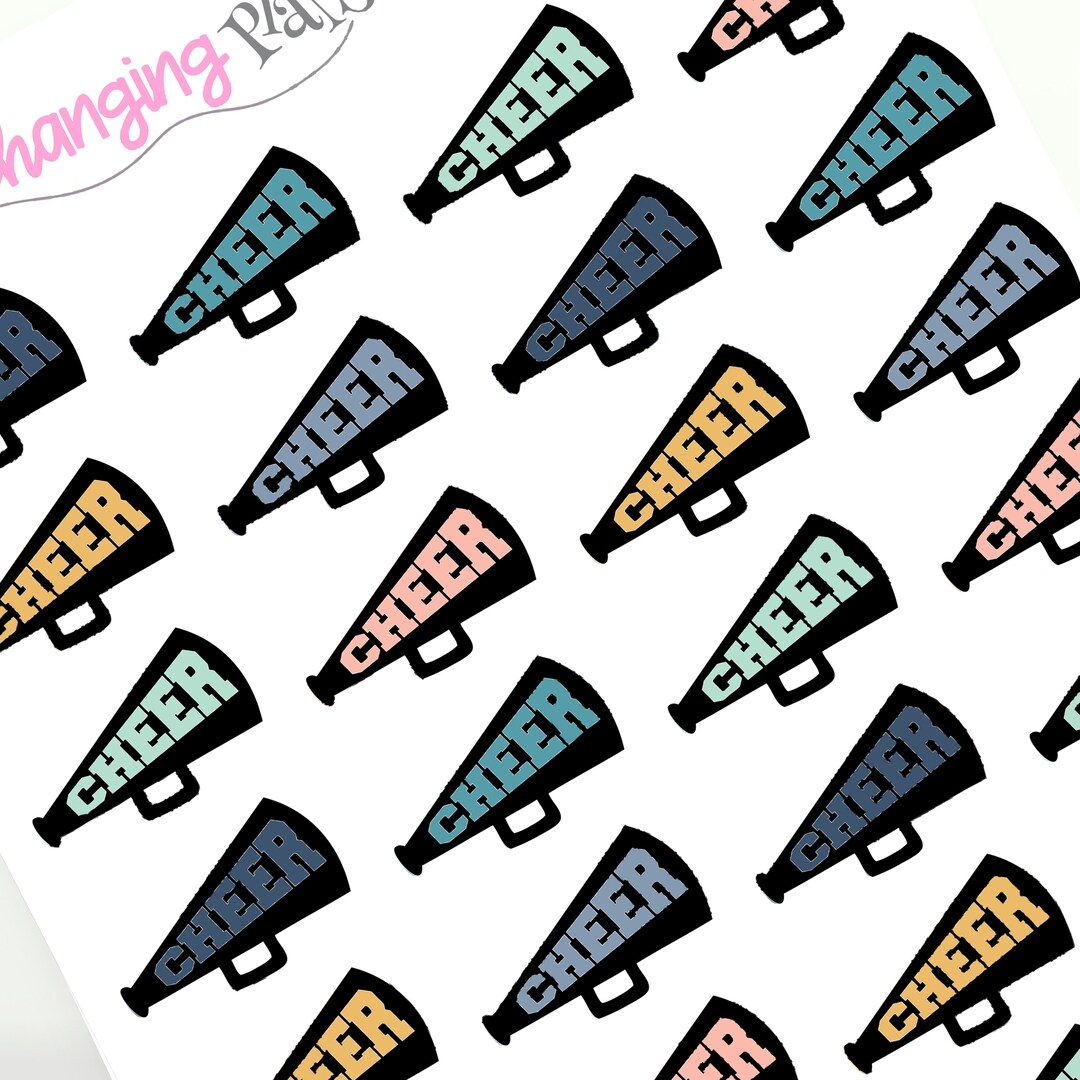 Cheer Icon Planner Stickers for Plum Paper Planner - Cheer Practice ...