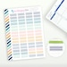 Mildliner Style Schedule Stickers for Plum Paper Planner - Etsy