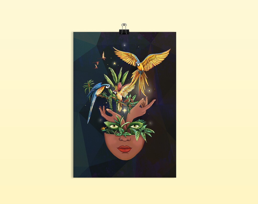 Postcard spirit of Creation - Etsy