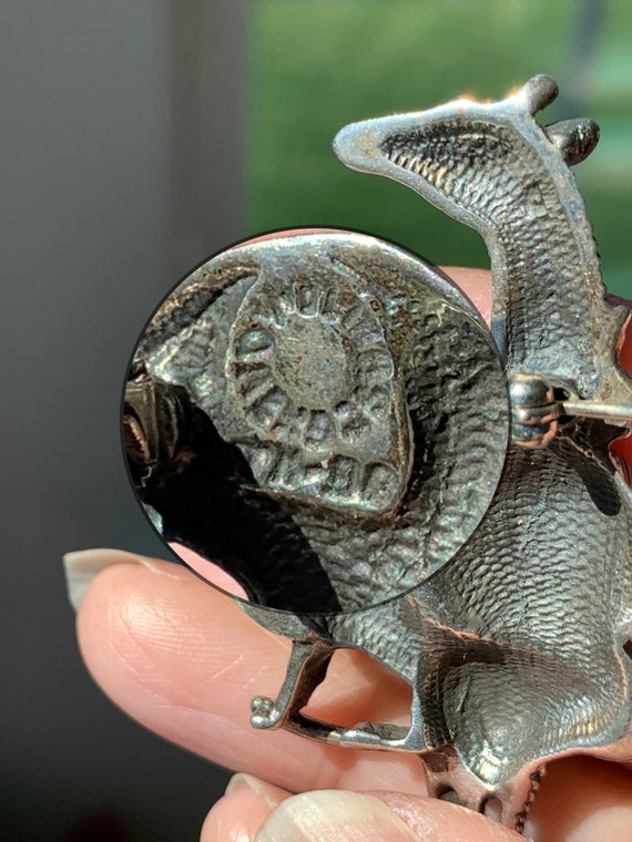 Vintage Sterling Silver Noah’s Arc Pin Brooch 19.67 G… - Gem