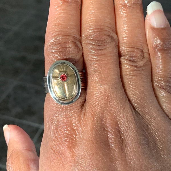 Scarab Ring - Etsy