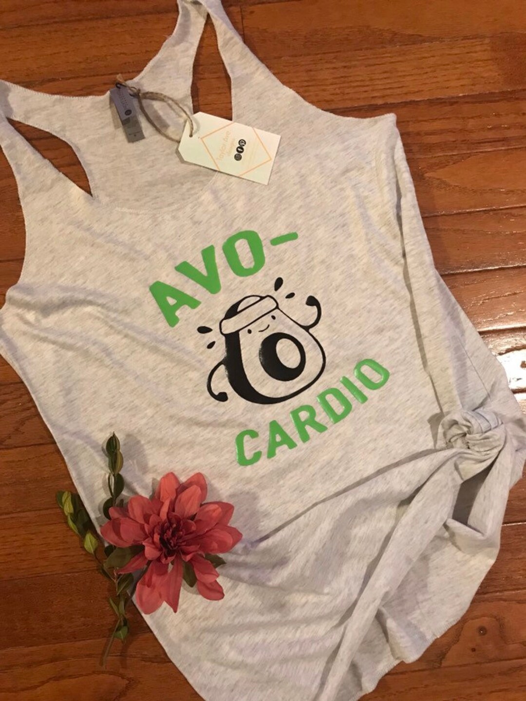 Avo-cardio Workout Tank. Women's Workout Shirts. Avocado Lovers. Funny ...