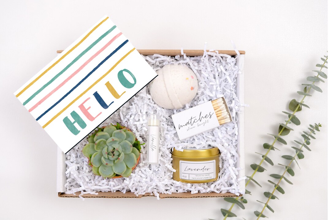 Gift Box Hello Giftsend a Gift Box Gift Set Gift Basket Gift for Her ...