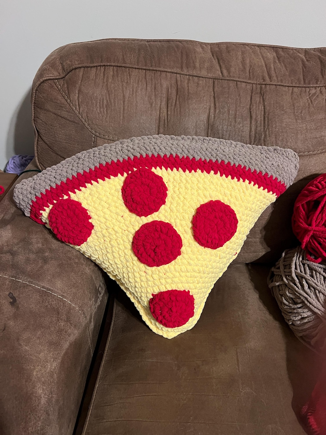Pizza Pillow Pizza Plush - Etsy