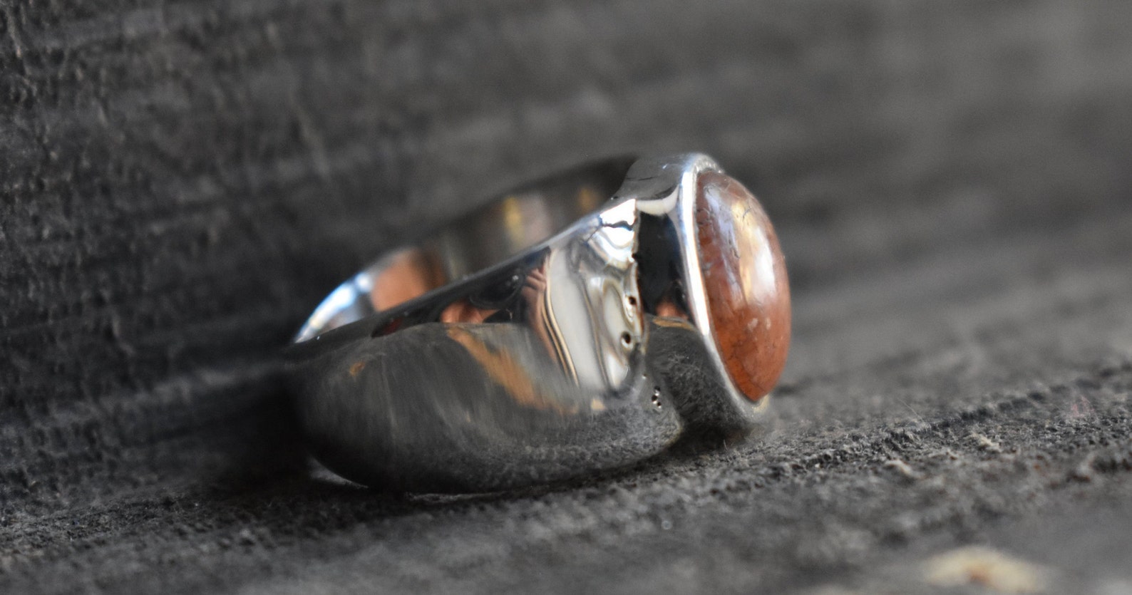Sunstone Mens Ringnatural Sunstone Ring925 Silver - Etsy