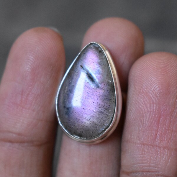 Labradorite Ring - Etsy