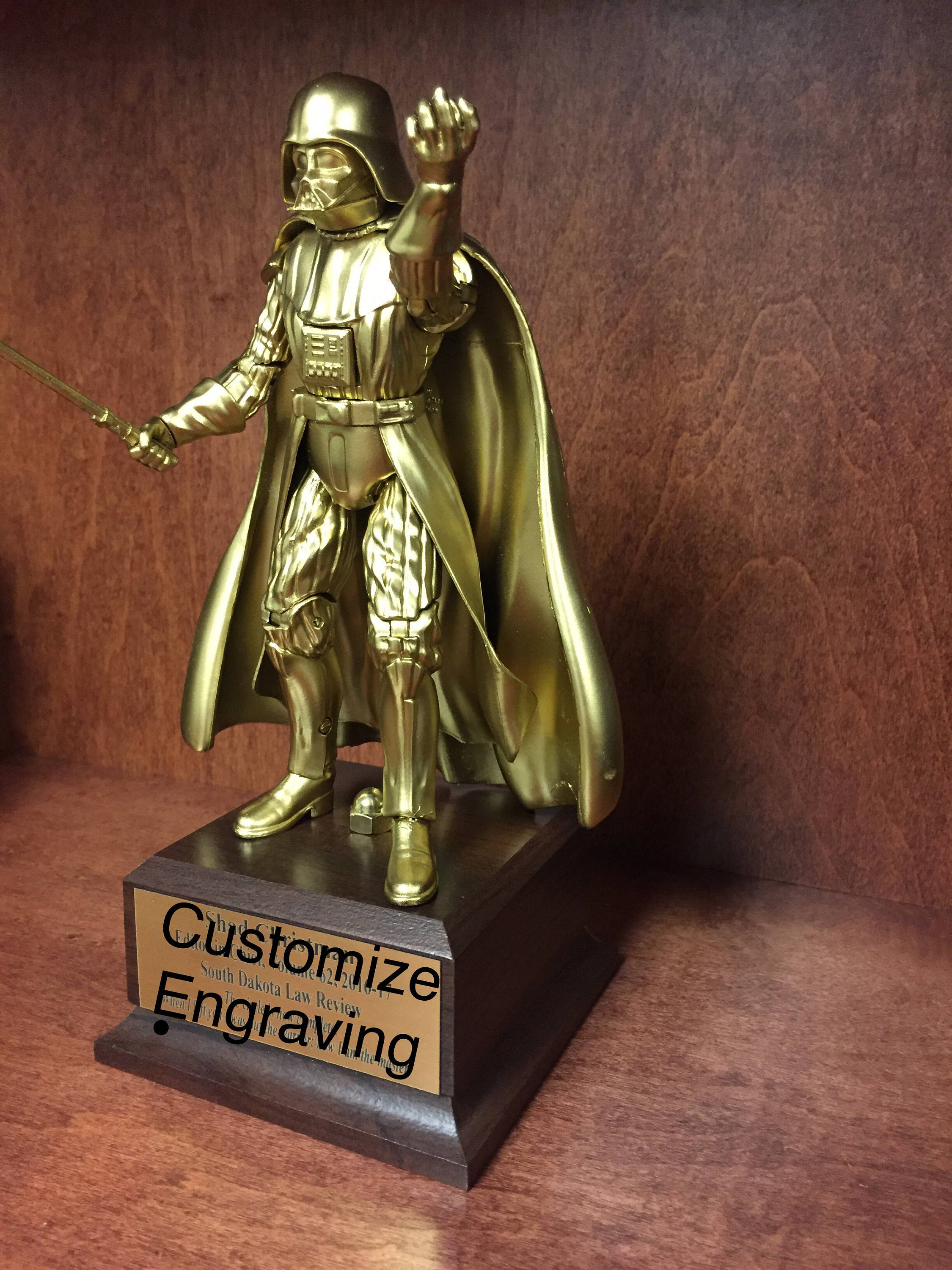 Custom Unique Made to Order Star Wars Trophy | Etsy