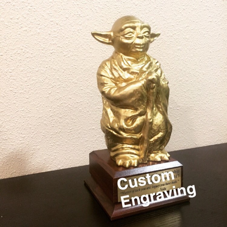 Yoda Trophy - Etsy