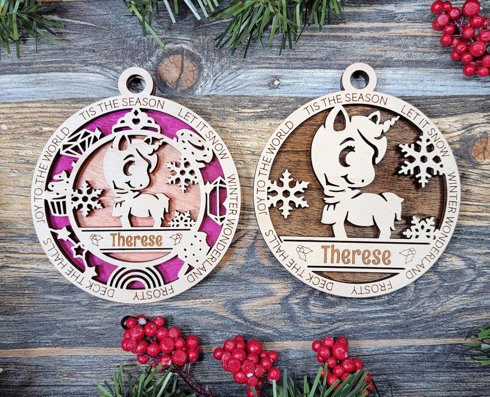 Tiny Tots Christmas Ornament/kids Ornament/custom - Etsy