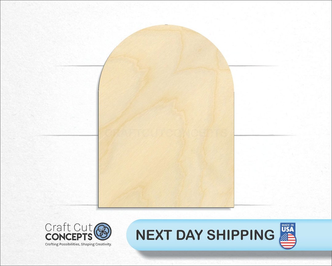 Arch - Laser Cut Unfinished Wood Cutout Craft Shapes - Etsy