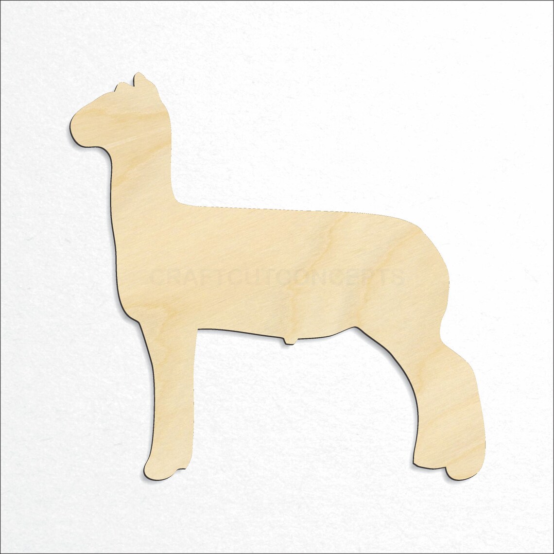 Show Lamb - Laser Cut Unfinished Wood Cutout Craft Shapes - Etsy