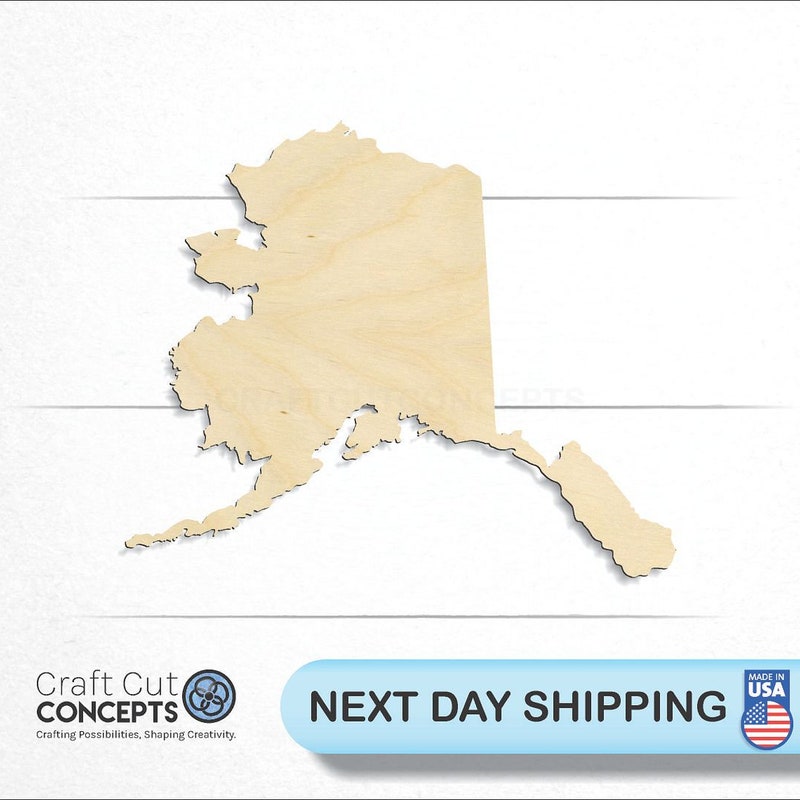 Alaska Cut Out Wood - Etsy