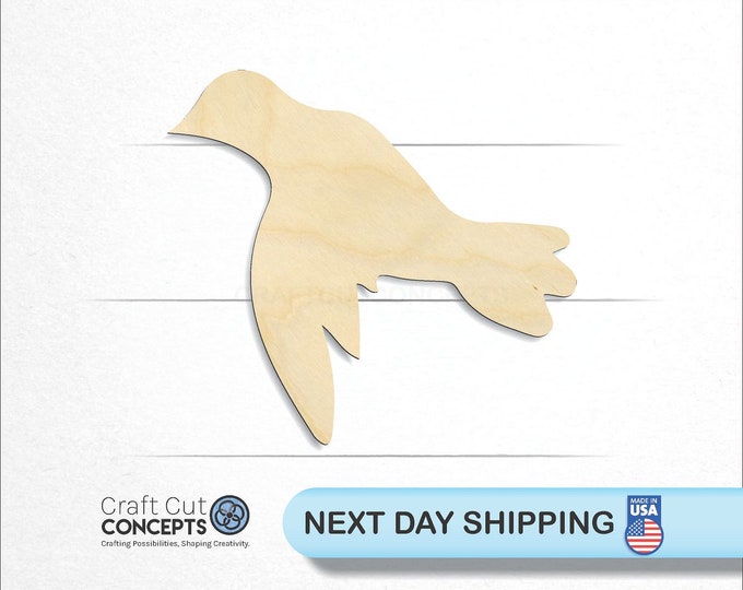 Dove-blank Wood Cutout-wood Bird Shapes-wildlife Decor-peace Birds ...