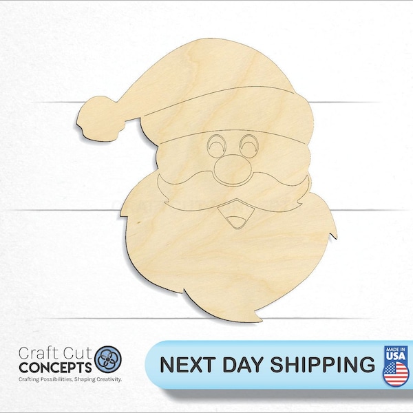 Santa Head Ornament - Etsy