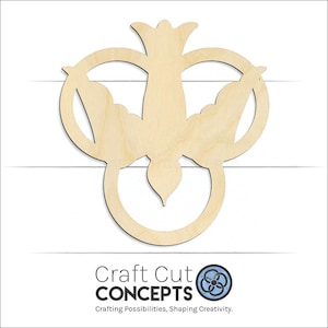 Trinity Dove Holy Spirit Religious - Laser Cut Unfinished Wood Cutout ...