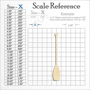 Canoe Oar - Laser Cut Unfinished Wood Cutout Craft Shapes - Etsy