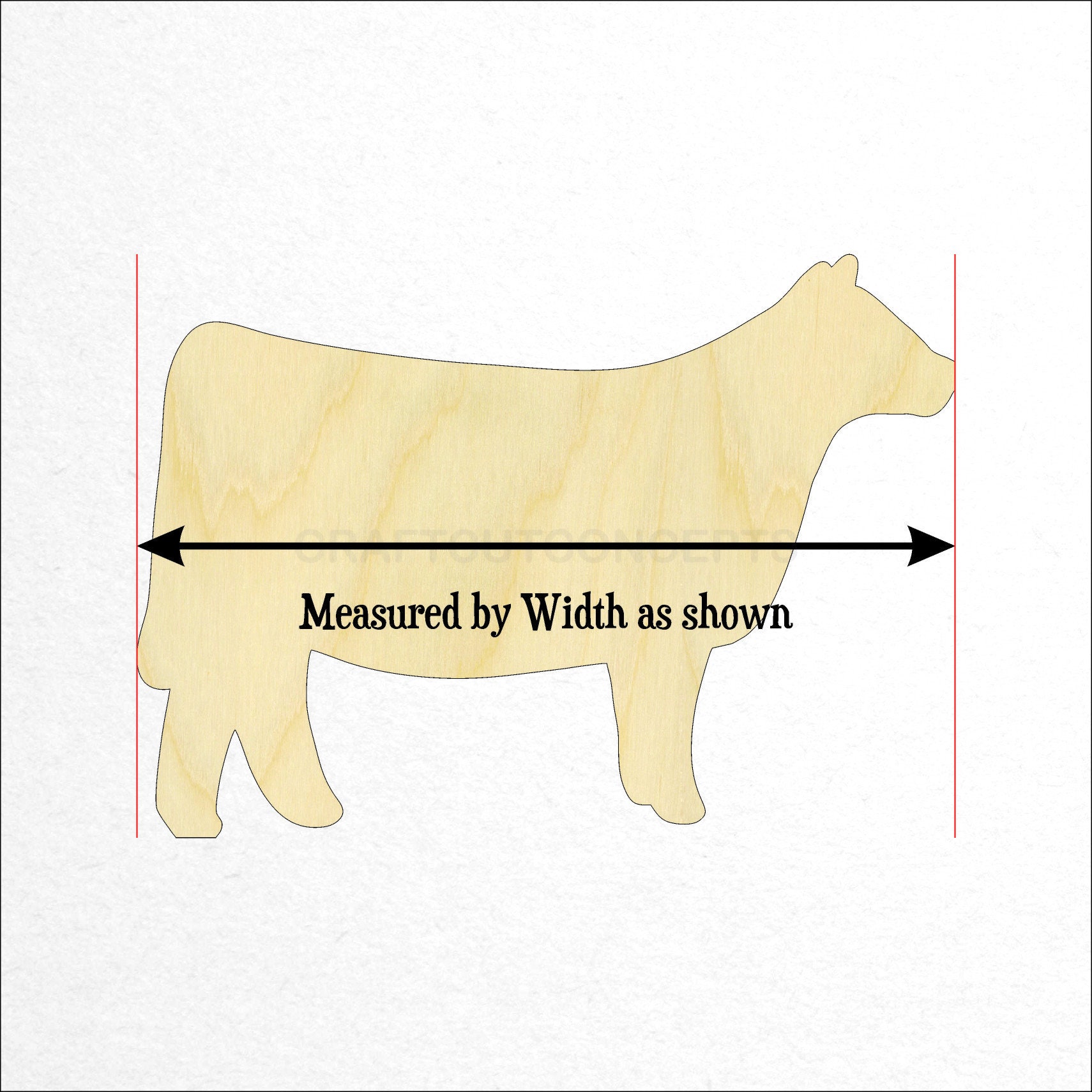 Dairy Cow Shape Farm Animals Large & Small Pick Size | Etsy