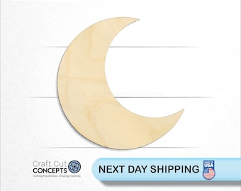 2" - 34" Crescent, Moon, Fairy Cutout Shape, Silhouette, Gift Tags ...