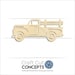 Farm Truck With Rails - Laser Cut Unfinished Wood Cutout Craft Shapes ...