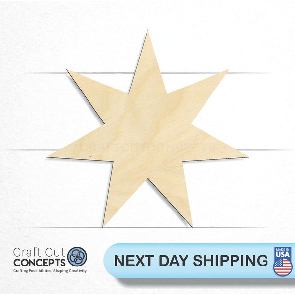 Seven Point Star - Etsy