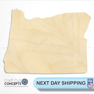 Oregon OR Crafty Borders State Cutout Large & Small Pick Size Laser Cut ...