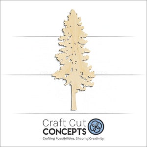 Ponderosa Pine Tree - Laser Cut Unfinished Wood Cutout Craft Shapes - Etsy