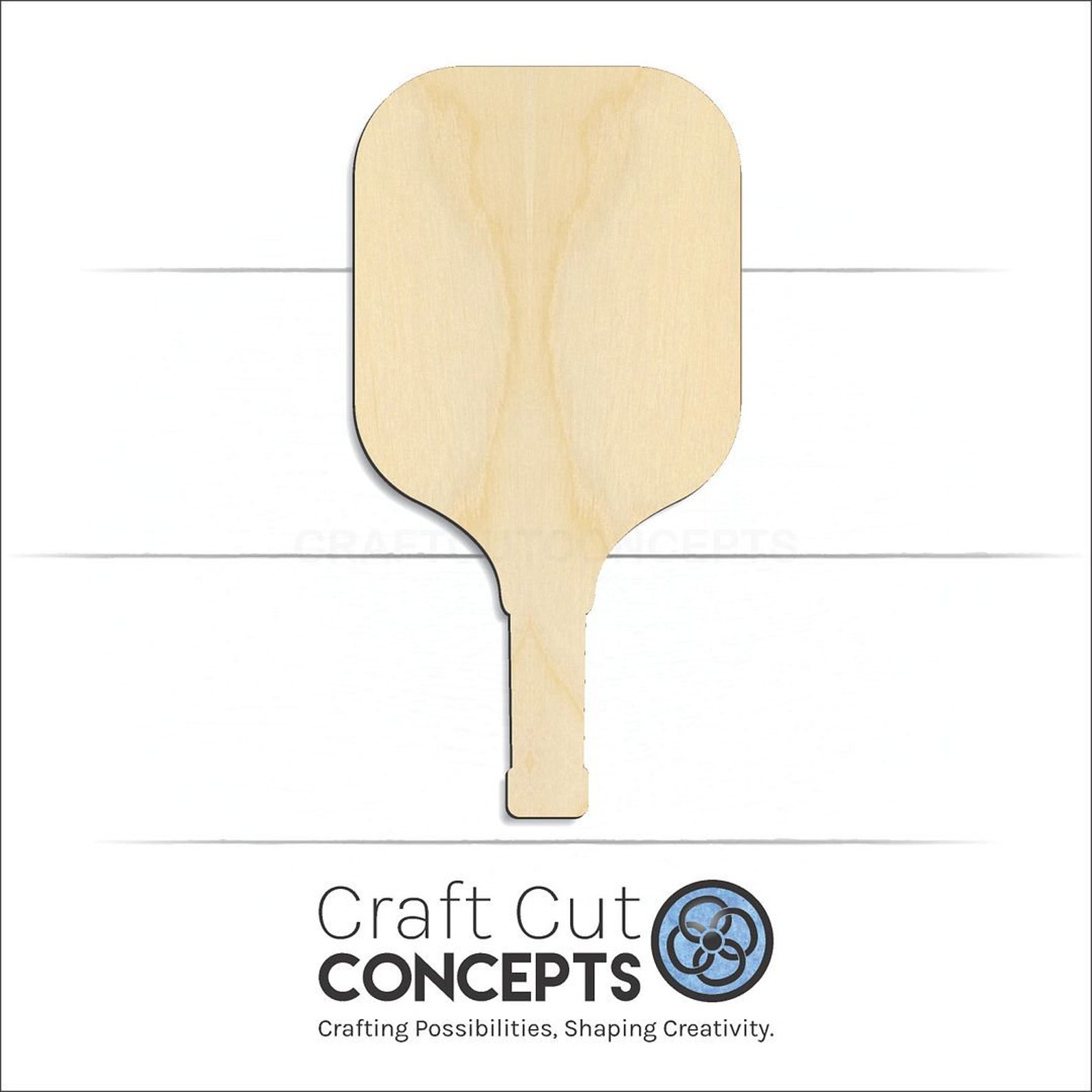 Pickle Ball Paddle - Laser Cut Unfinished Wood Cutout Craft Shapes - Etsy