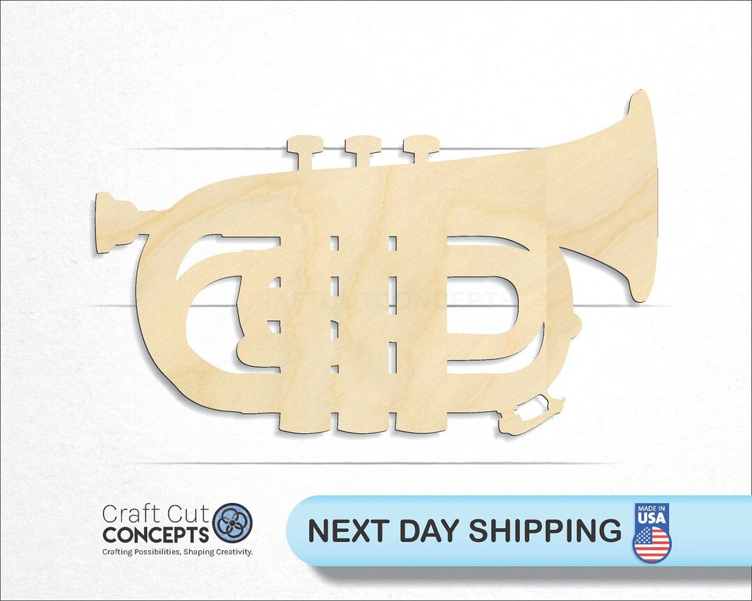 Baritone - Laser Cut Unfinished Wood Cutout Craft Shapes - Etsy