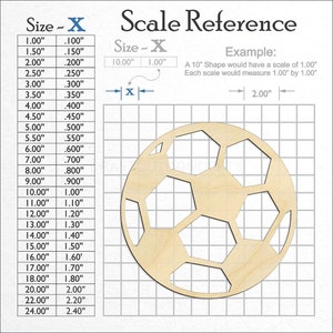 Soccer Ball Outline - Laser Cut Unfinished Wood Cutout Craft Shapes - Etsy